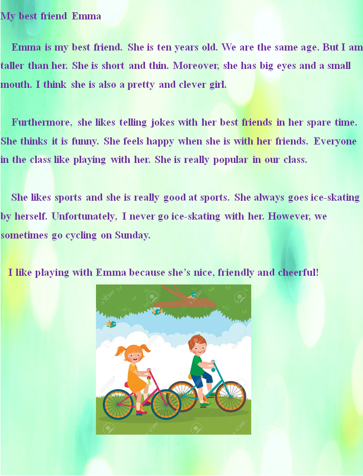 中華基督教會何福堂小學 - P4 Students Good Writing